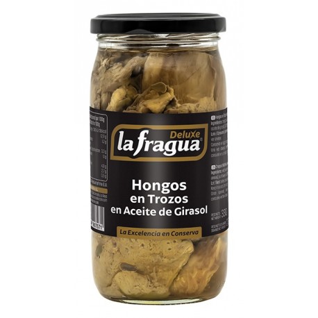 Hongos en Aceite Girasol T-370 ml. La Fragua Deluxe | UMAMI - Tienda
